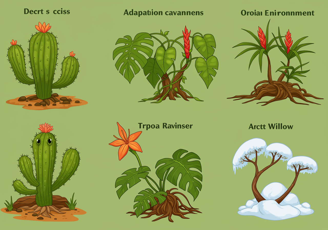 Desert Plant Adaptations Bbc